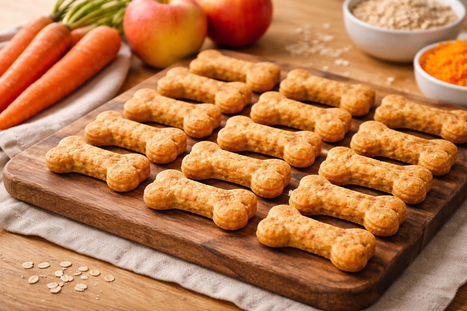 Apple Carrot Dog Treats Recipe