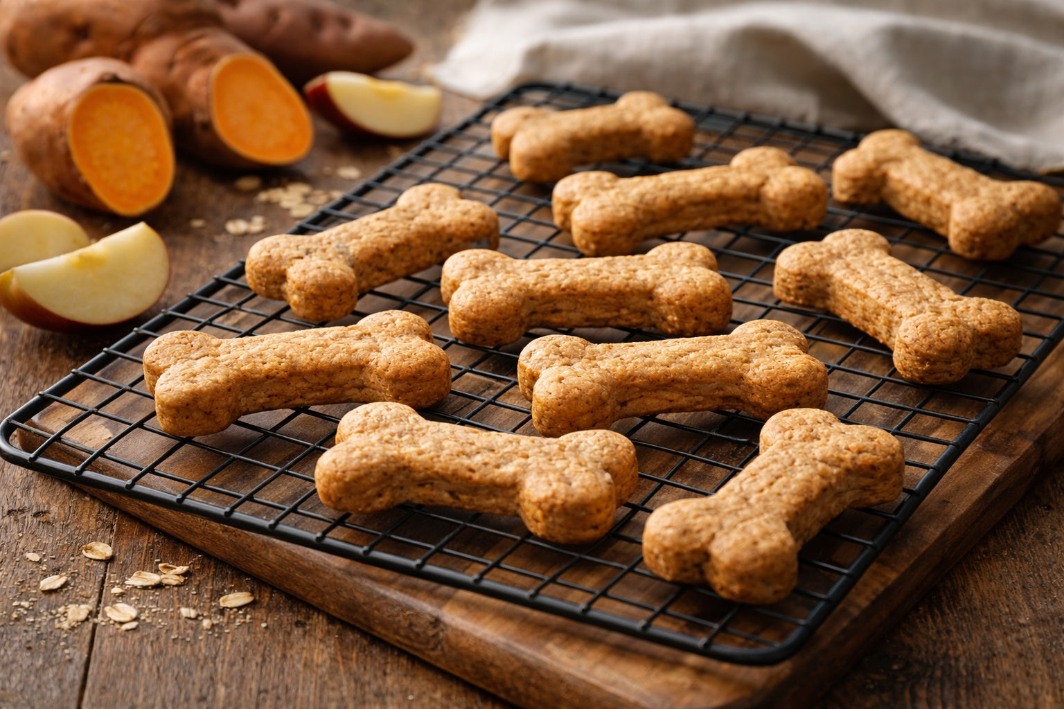 Sweet Potato Apple Dog Treats Homemade
