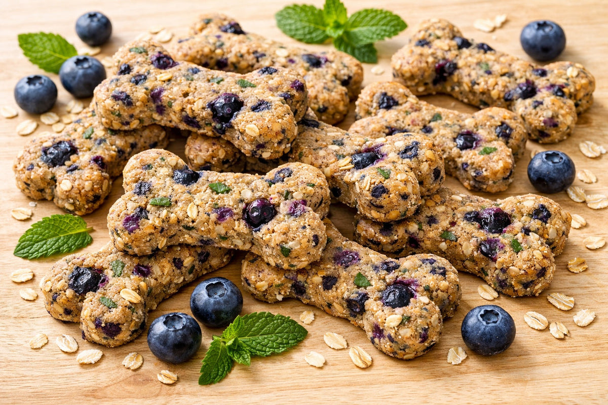 Blueberry Mint Dog Treats