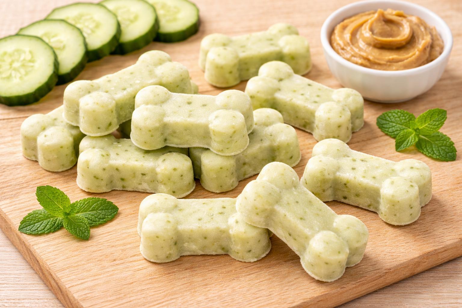 Cucumber Frozen Dog Treats – PupMemorial