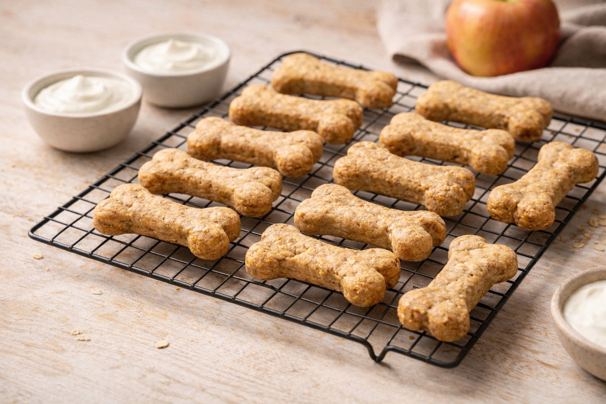 Apple Yogurt Dog Treats