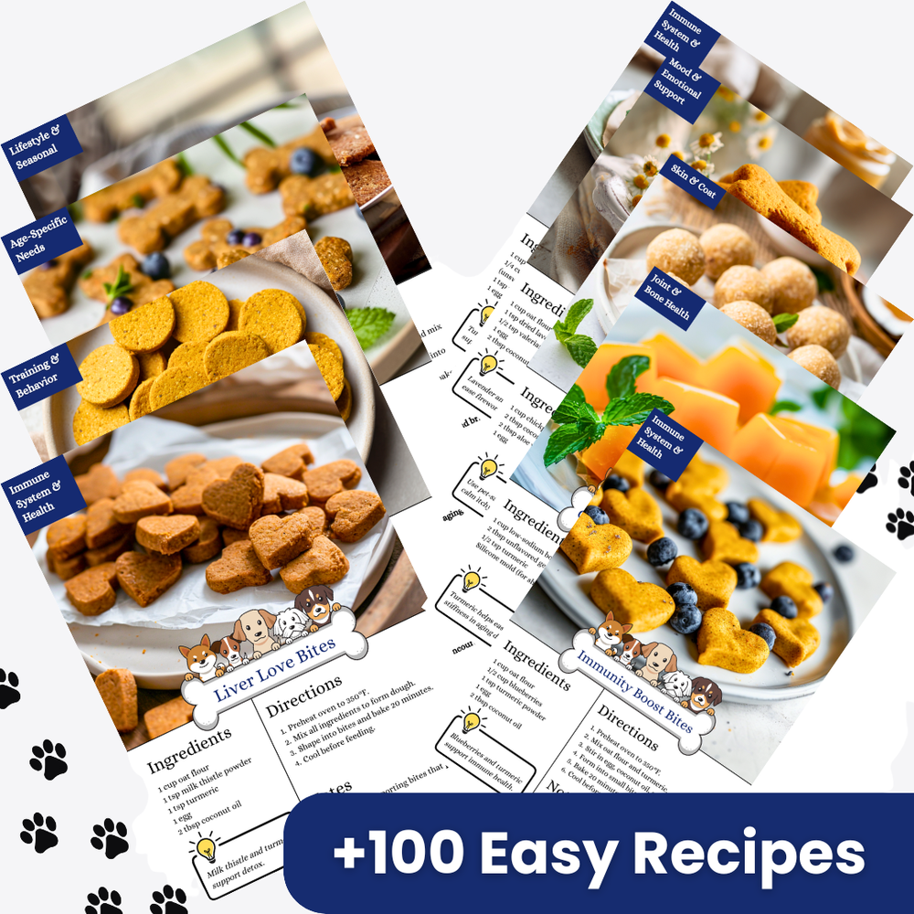 100+ Homemade Dog Treats Cookbook
